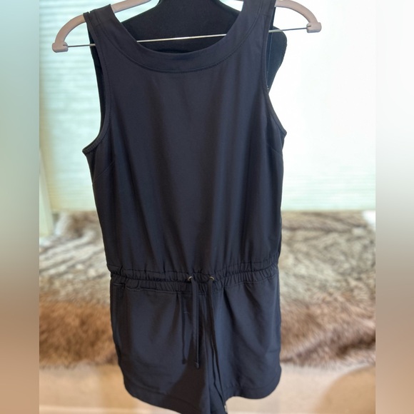 Athleta | Pants & Jumpsuits | Athleta Black Short Jumpsuitromper | Poshmark